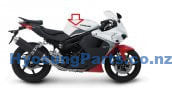 Hyosung Tank Sticker Left Silver GT250 GT250R GT650 GT650R – Hyosung ...