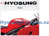 Hyosung Sticker Black GT250 GT250R GT650 GT650R – Hyosung Parts NZ