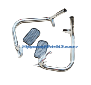 Hyosung Engine Guard Kit EFI Single Muffler GV125 GV250 – Hyosung Parts NZ